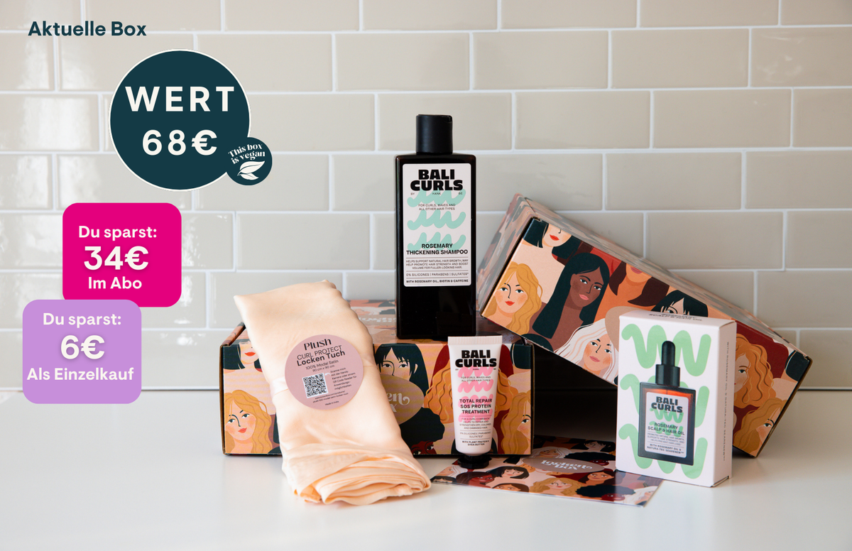 Lockenbox | Nr.1 Hair Care Box für wellige & lockige Haare