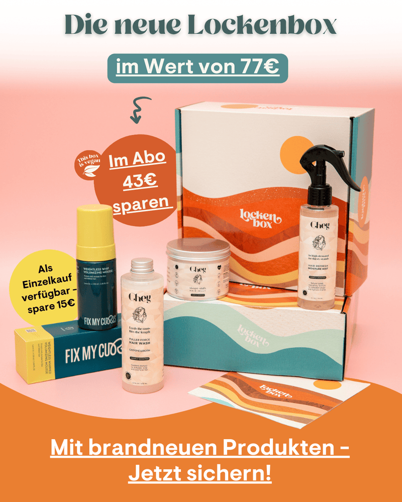 Lockenbox | Nr.1 Hair Care Box für wellige & lockige Haare