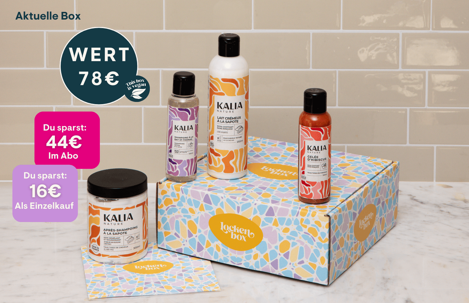 Lockenbox | Nr.1 Hair Care Box für wellige & lockige Haare