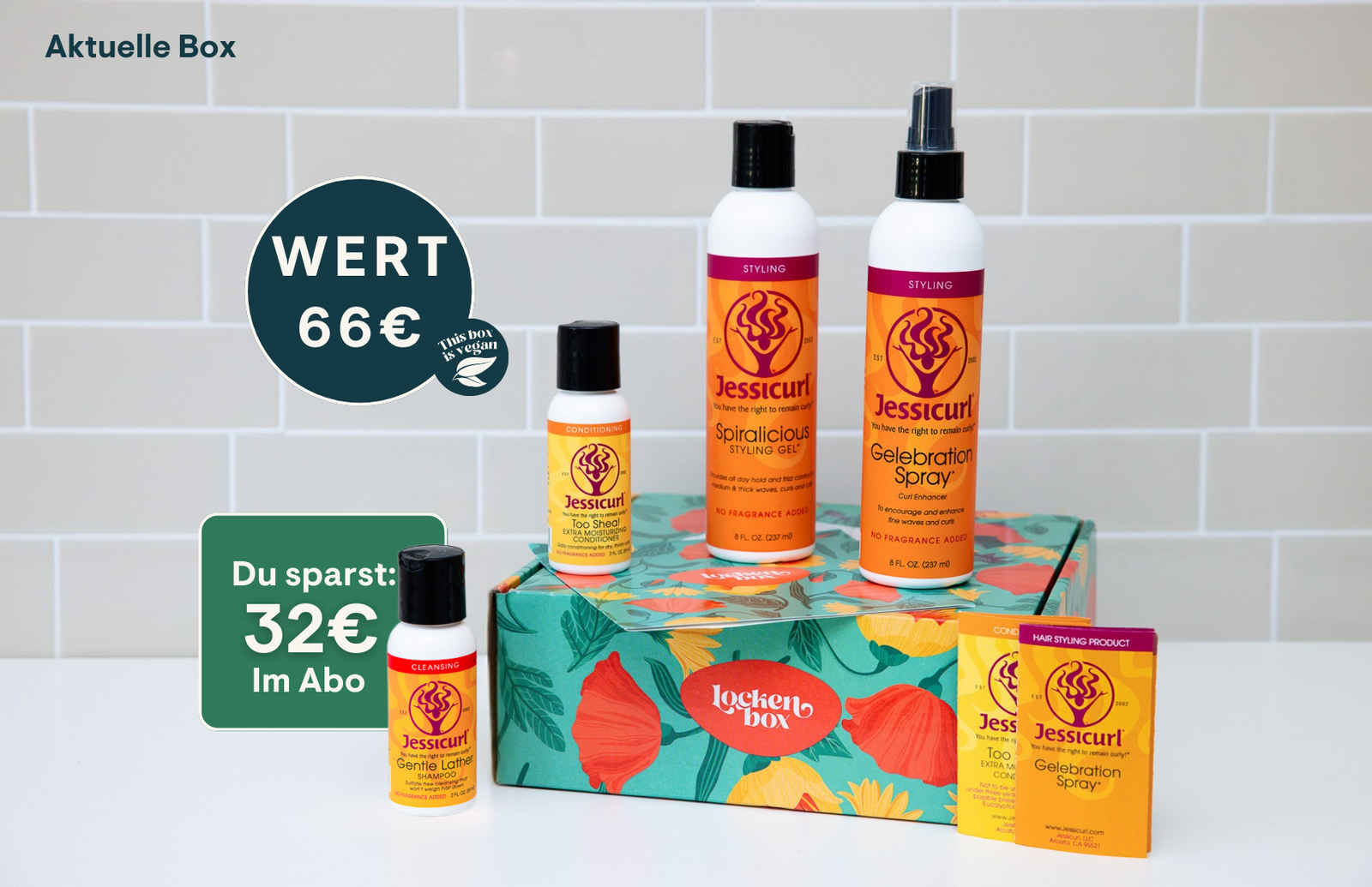 Lockenbox | Nr.1 Hair Care Box für wellige & lockige Haare