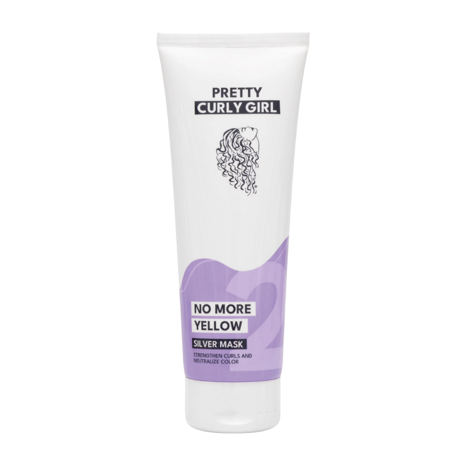 Pretty Curly Girl No More Yellow Silver Mask – Anti-Gelbstich Pflege