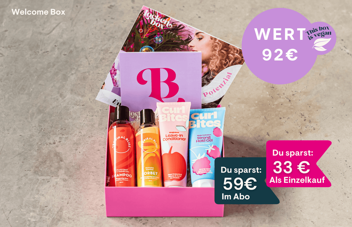 Lockenbox | Nr.1 Hair Care Box für wellige & lockige Haare