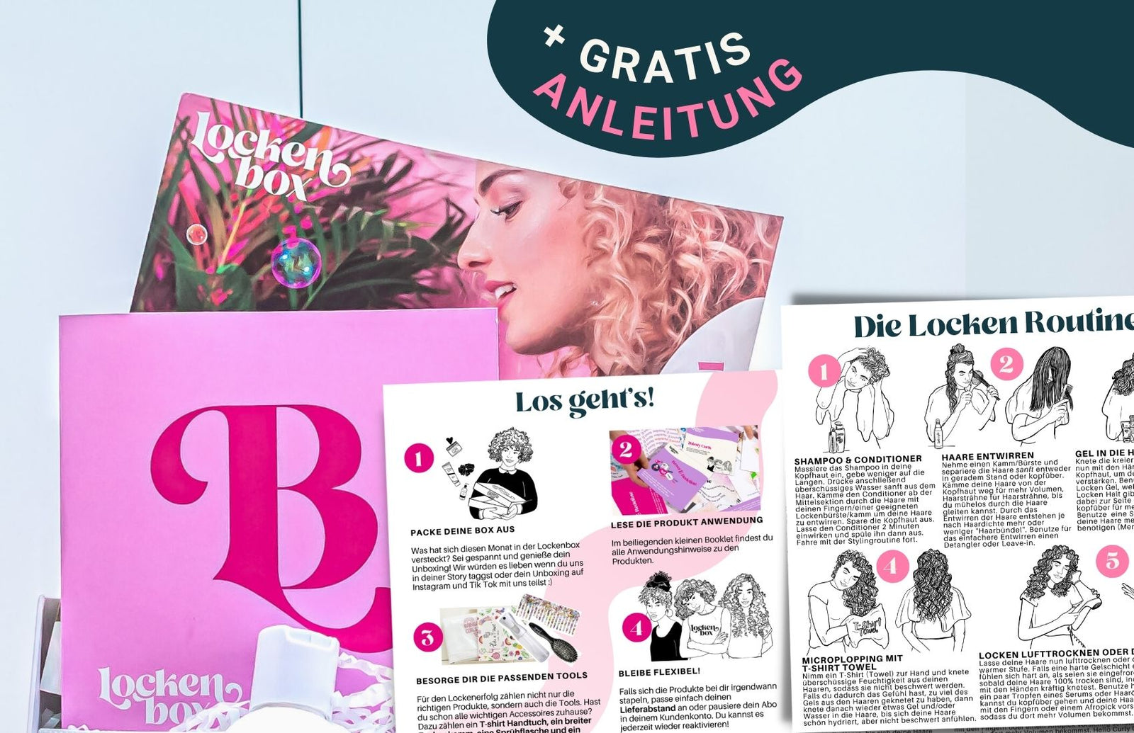 Lockenbox | Nr.1 Hair Care Box für wellige & lockige Haare